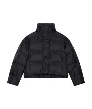 Balenciaga Allover Logo Bb Puffer Jacket