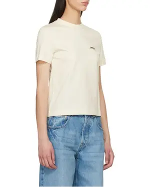 Jacquemus Le T-shirt Gros Grain T-shirt - Light Beige