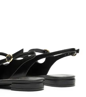 STUART WEITZMAN Benni Mj Slack-heeled Shoes - Black