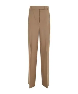 RÓHE Mid-rise Tailored Pants - Brown