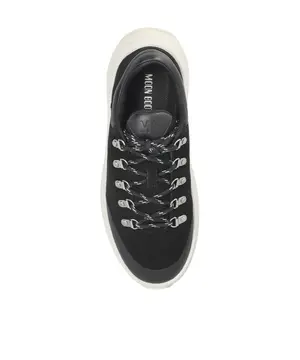 Moon Boot Low Top Sneakers With Thick Sole - Black