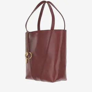Chloé Spin Charm Detailed Tote Bag - Red