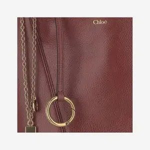 Chloé Spin Charm Detailed Tote Bag - Red