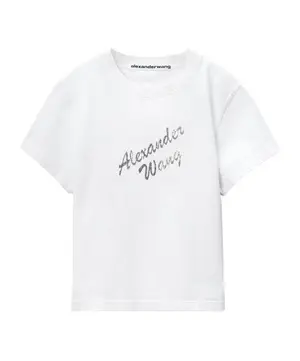 Alexander Wang Logo Embellished Crewneck T-shirt