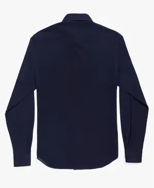 Loro Piana Navy Blue Classic Button Shirt