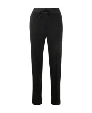 P.a.r.o.s.h Drawstring Straight-leg Trousers - Black