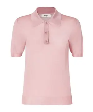 Fendi Short Sleeve Polo Shirt
