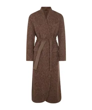 Brunello Cucinelli Single-breasted Belted Coat