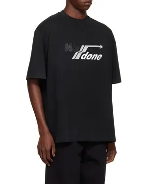 We11Done Logo Round-neck T-shirt