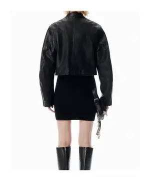 Alexander Wang Logo-patch Knitted Mini Skirt - Black