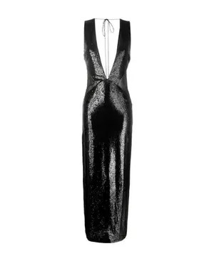Red Valentino Sequin-embellished Maxi Dress