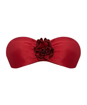 Zimmermann Cascadian Flower Bikini Top - Red