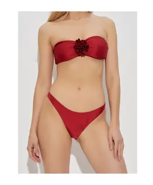 Zimmermann Cascadian Flower Bikini Top - Red