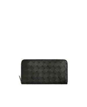 Bottega Veneta Intrecciato Braided Wallet - Black