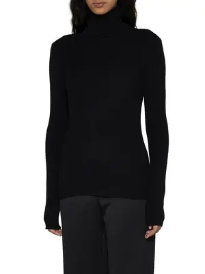 Canada Goose Turtleneck Knit Top - Black