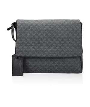 Emporio Armani Logo Detail Crossbody Bag - Black