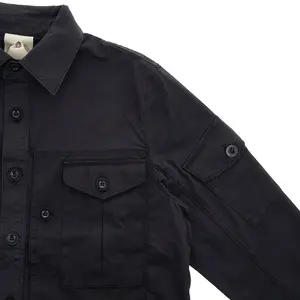 TEN C Long-sleeved Shirt - Black