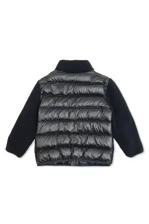 Moncler Bacui Logo Patch Down Jacket
