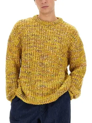 You Must Create Textured Round Neck Long Sleeve Sweater