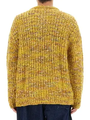 You Must Create Textured Round Neck Long Sleeve Sweater