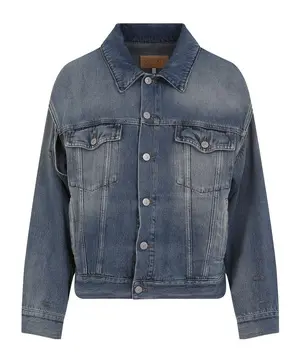 MAISON MARGIELA Distressed Denim Trucker Jacket