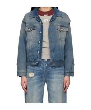 MAISON MARGIELA Distressed Denim Trucker Jacket