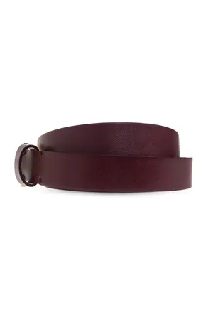 Victoria Beckham Buckle-detail Leather Belt - Red