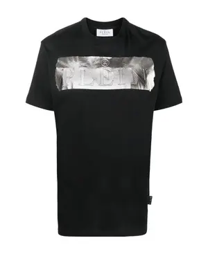 Philipp Plein Metallic-detail Logo T-shirt