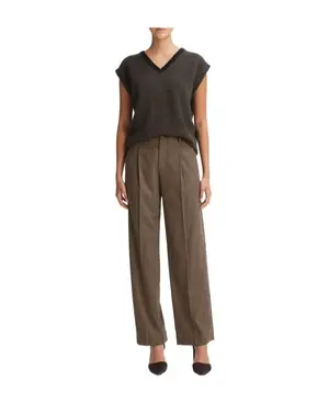 Vince Pleated Wool Trousers