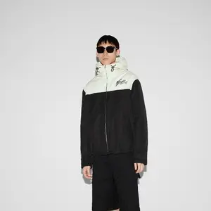 Gucci Technical Cotton Canvas Hooded Jacket