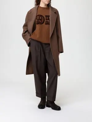 Max Mara Crewneck "1951" Appliqué Jumper - Brown