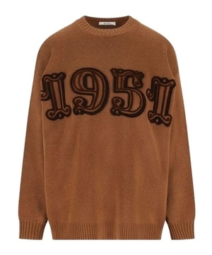 Max Mara Crewneck "1951" Appliqué Jumper - No