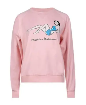 Moschino Long Sleeve Logo Hoodie