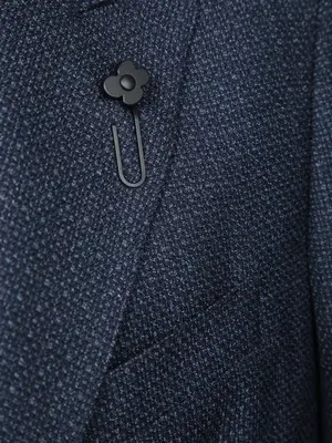 LARDINI Single-breasted Tailored Blazer - Black