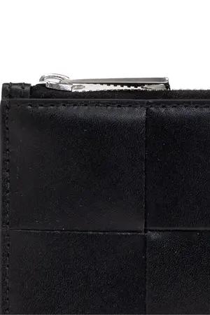 Bottega Veneta Intrecciato Zipped Card Holder