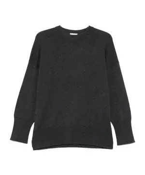 Brunello Cucinelli Cashmere Crew-neck Jumper - Black