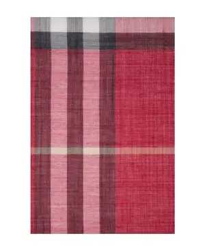 Burberry Checkered Blended Scarf