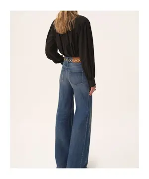 Chloé Long Sleeve Pleated Top