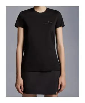 Moncler Logo Detailed Crewneck T-shirt