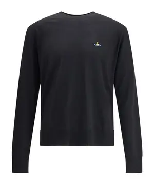 VIVIENNE WESTWOOD Alex Crewneck Jumper - Black