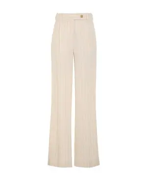 Zimmermann Pinstriped Pleated Trousers