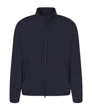 Herno Zip-up Bomber Jacket - Blue