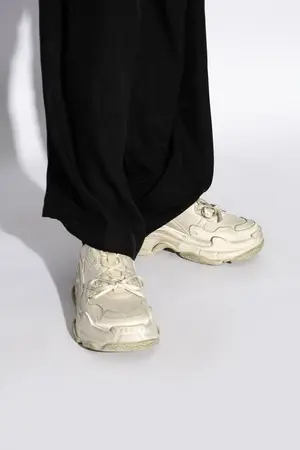 Balenciaga Triple S Sneakers - Cream