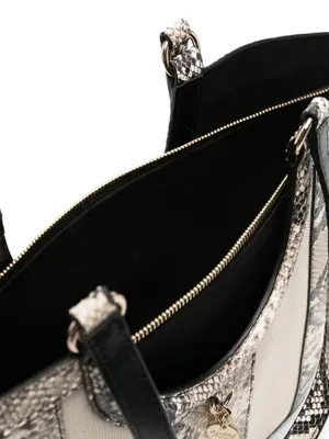 See By Chloé Printed Canvas And Embossed Leather Handbag