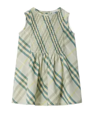 Burberry Checked Cotton Dress