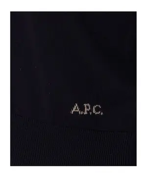 A.p.c. Logo Intarsia V-neck Cardigan