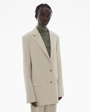 Helmut Lang Single-breasted Jacket With Notch Lapel