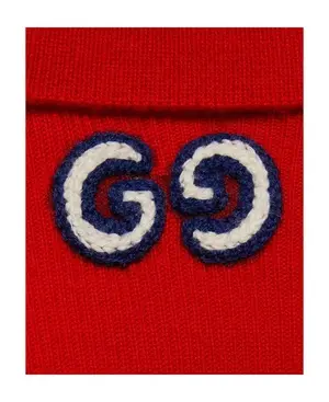 Gucci Logo Embroidered Roll Neck Jumper