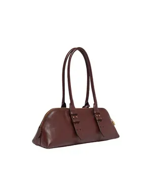 Pinko Logo Plaque Shoulder Bag - Red