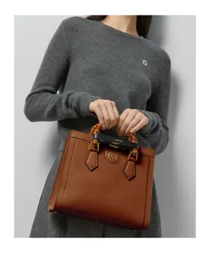 Gucci Diana Small Tote Bag With Bamboo Handles